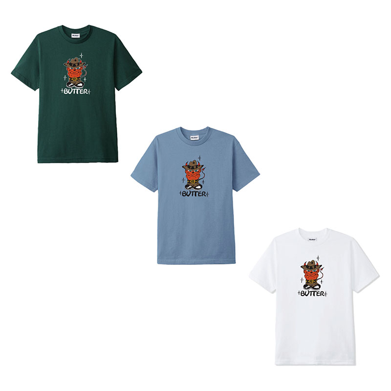 Butter Goods(バターグッズ)/ DEVIL TEE -3.COLOR- | E.S.P. ONLINE STORE